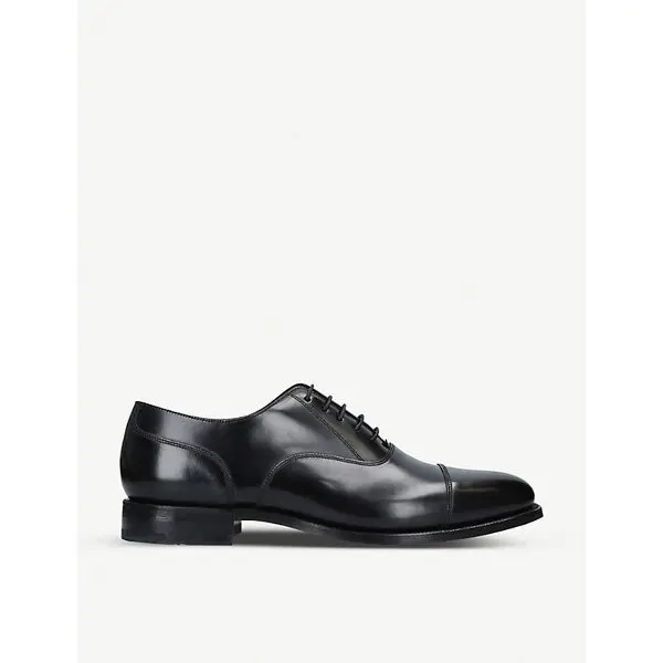 LOAKE 200b Leather Oxford Shoes - Black