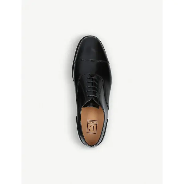LOAKE 200b Leather Oxford Shoes - Black