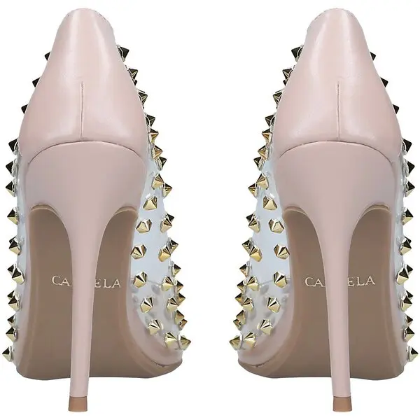 Carvela Kicker Stud-detail Court Shoes