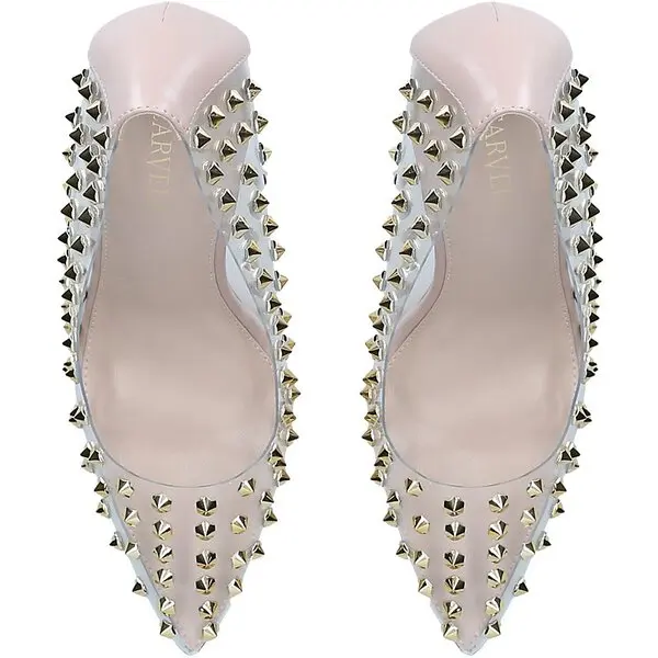 Carvela Kicker Stud-detail Court Shoes