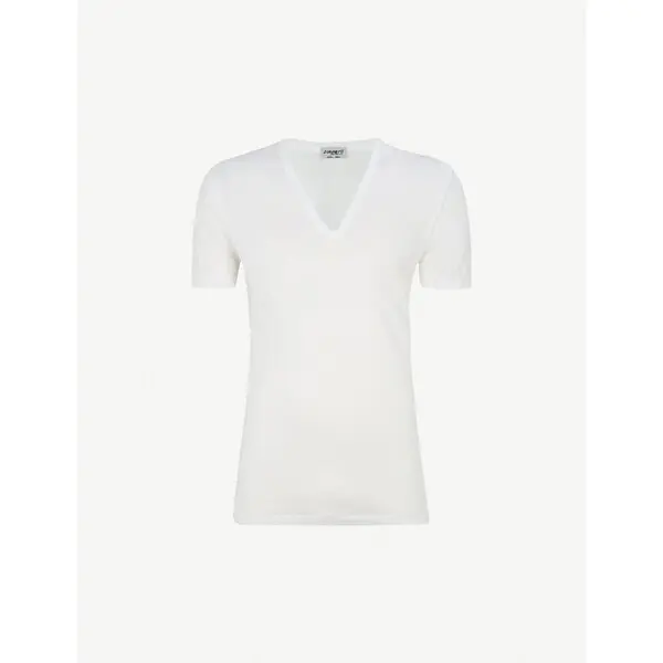 Zimmerli Deep V-neck T-shirt