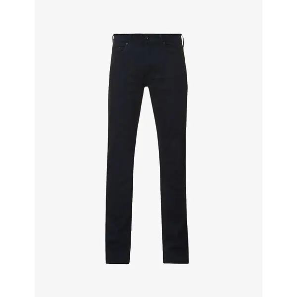 Paige Federal Straight-leg Slim-fit Stretch-denim Jeans - Inkwell
