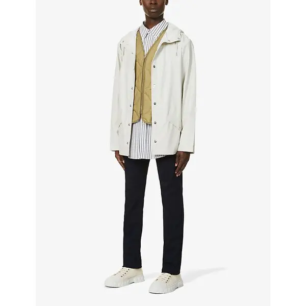Paige Federal Straight-leg Slim-fit Stretch-denim Jeans - Inkwell