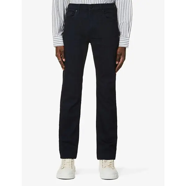 Paige Federal Straight-leg Slim-fit Stretch-denim Jeans - Inkwell