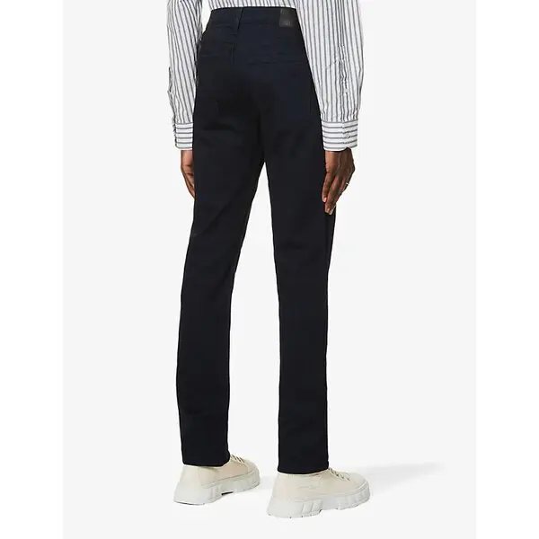 Paige Federal Straight-leg Slim-fit Stretch-denim Jeans - Inkwell
