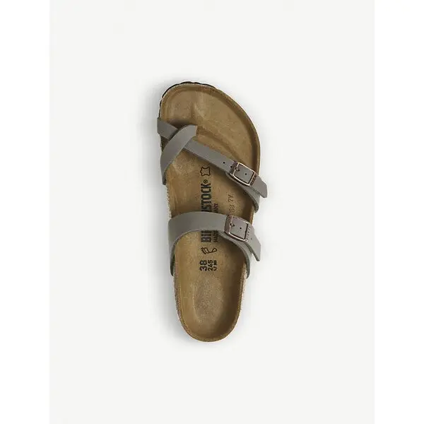 BIRKENSTOCK Mayari Faux-leather Sandals - Stone