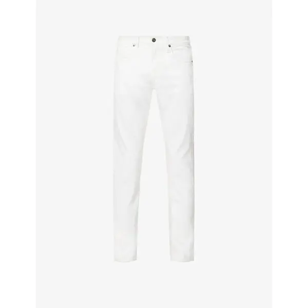 Paige Lennox Slim-fit Stretch-denim Jeans - Icecap