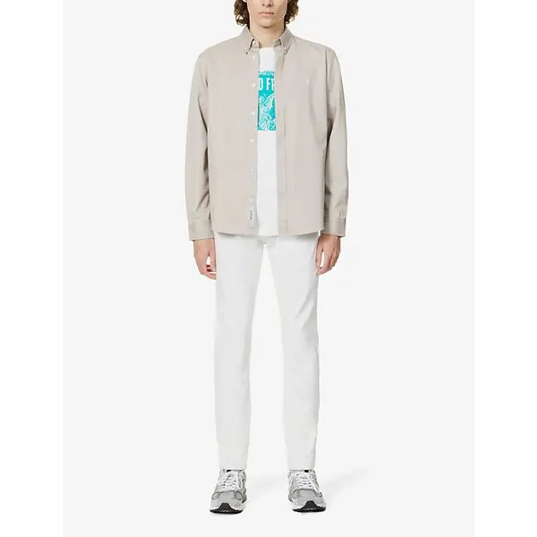 Paige Lennox Slim-fit Stretch-denim Jeans - Icecap