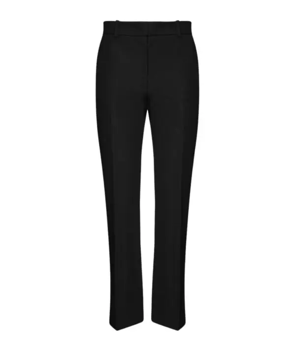 JOSEPH Coleman Stretch-gabardine Straight Leg Trousers - Black
