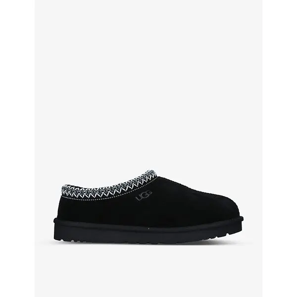 UGG Tasman Ii Shearling-lined Suede Slippers - Black