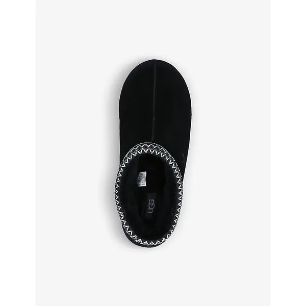 UGG Tasman Ii Shearling-lined Suede Slippers - Black