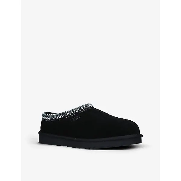 UGG Tasman Ii Shearling-lined Suede Slippers - Black
