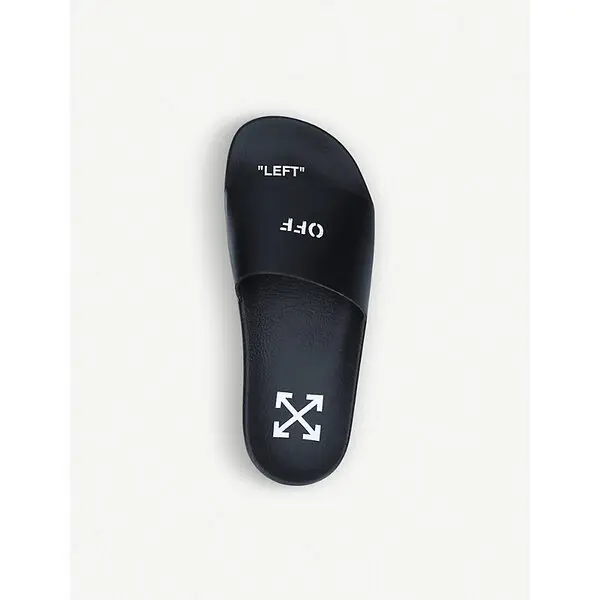 Off-White Logo-print Rubber Pool Sliders