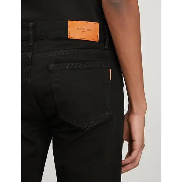 Sandro Slim-fit Stretch-denim Jeans - Black