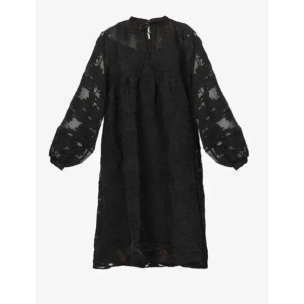 SAMSOE SAMSOE Mynthe Oversized Woven Midi Dress