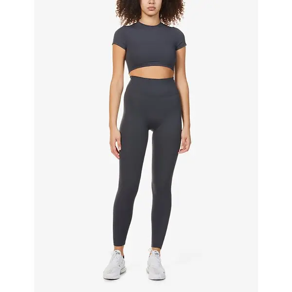 ADANOLA Ultimate Full-length Workout Leggings - Midnight Blue