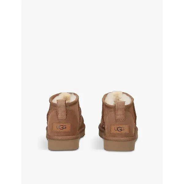 UGG Classic Ultra Mini Sheepskin Boots - Mid Brown