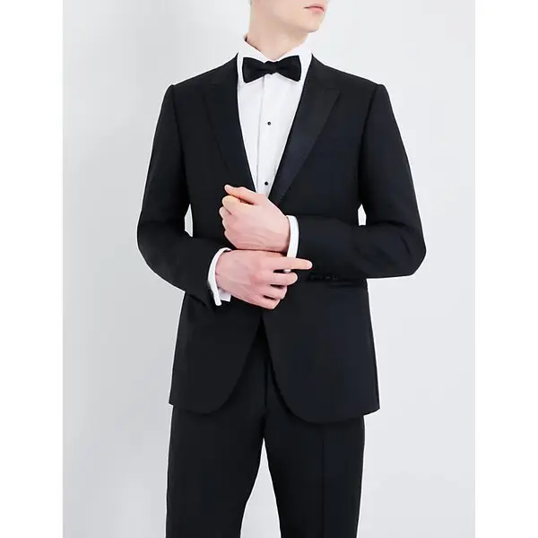 Eton Pleated-panel Double-cuff Slim-fit Cotton Evening Shirt - White