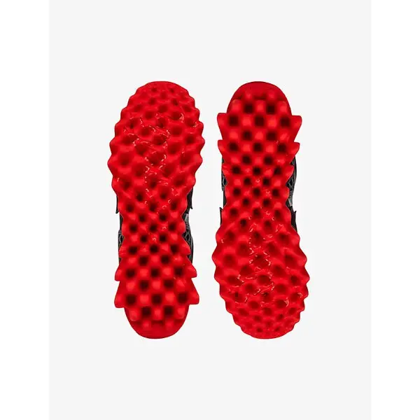 CHRISTIAN LOUBOUTIN Loubishark Donna Leather Trainers - Black/loubi