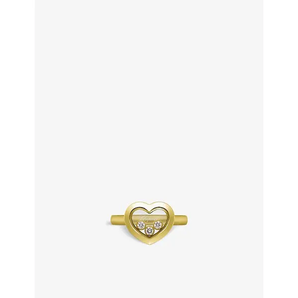 Chopard Happy Diamonds Icons 18ct And 0.15ct Diamond Ring - Yellow Gold