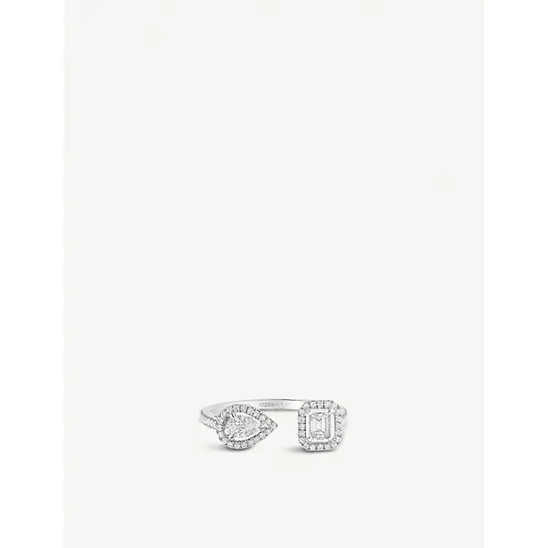 Messika 18ct Gold And 0.45ct Diamond Ring - White