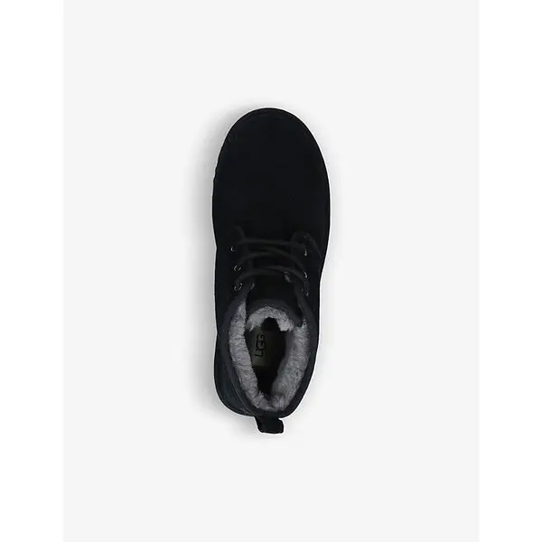 UGG Neumel Logo-debossed Suede Chukka Boots - Black