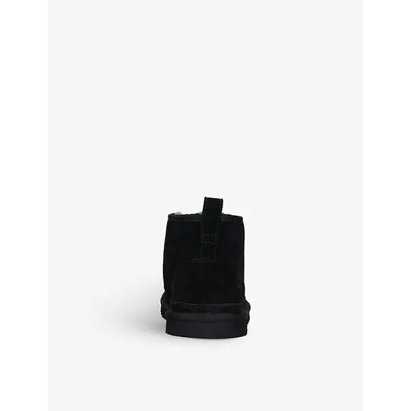 UGG Neumel Logo-debossed Suede Chukka Boots - Black