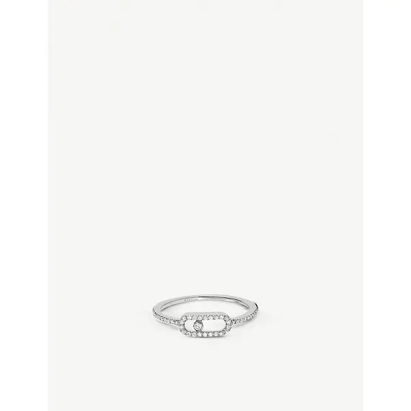 Messika Move Uno 18ct Gold And Diamond Ring - White