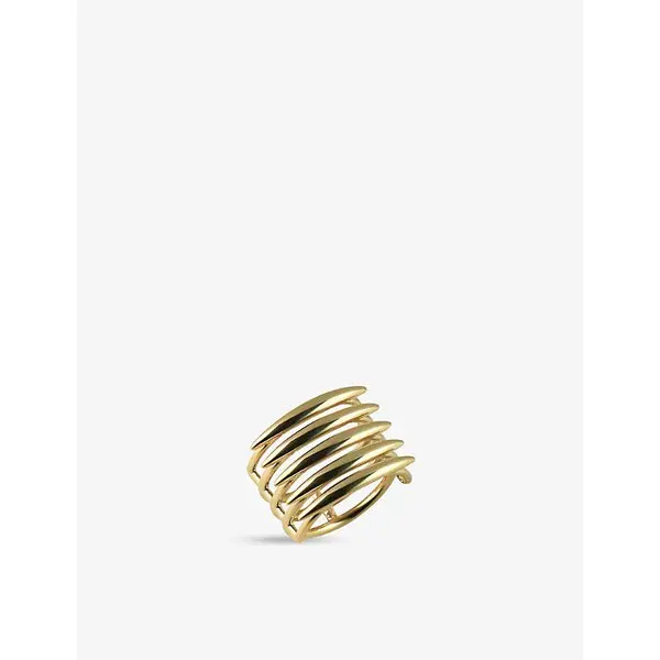 SHAUN LEANE Quill Ring - Yellow Gold Vermeil
