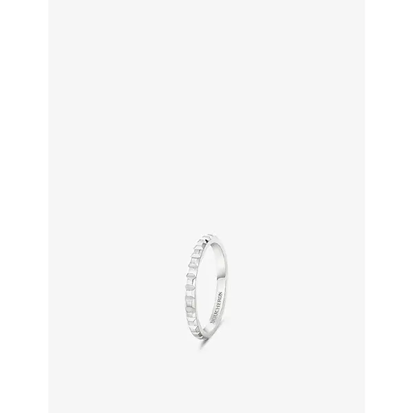 Boucheron Quatre Clou De Paris Platinum Ring - Silver