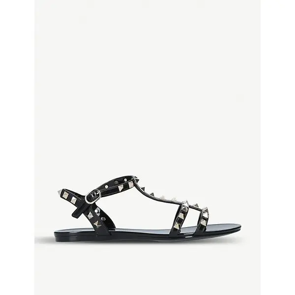Valentino Garavani Rockstud Pvc Gladiator Sandals