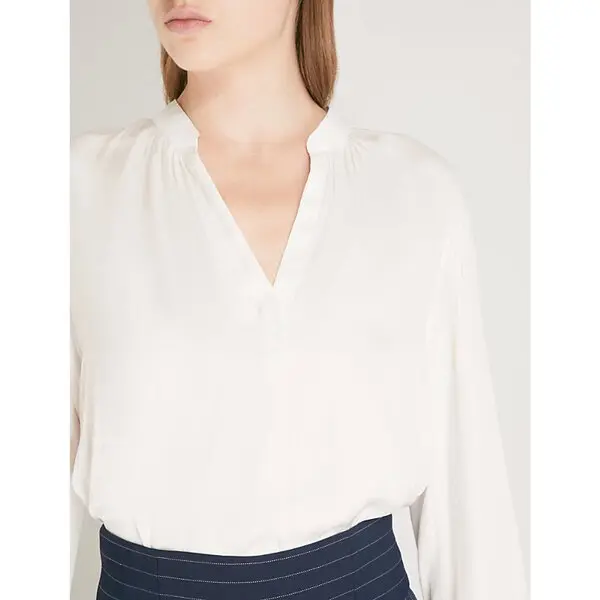 Zadig&Voltaire Satin Top - Blanc