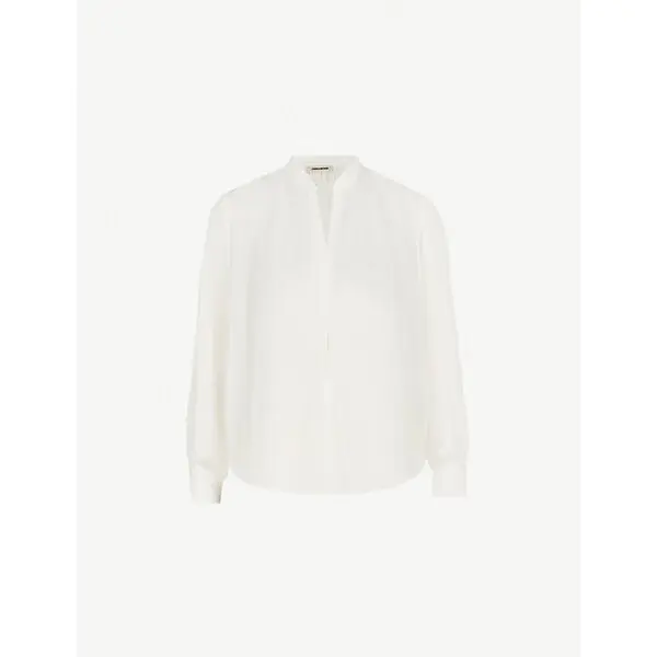 Zadig&Voltaire Satin Top - Blanc