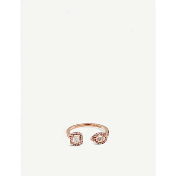 Messika My Twin Toi & Moi 18ct -gold And Diamond Ring