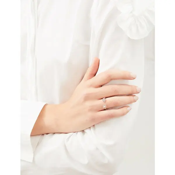 Messika My Twin Toi & Moi 18ct -gold And Diamond Ring