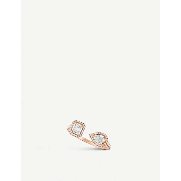 Messika My Twin Toi & Moi 18ct -gold And Diamond Ring