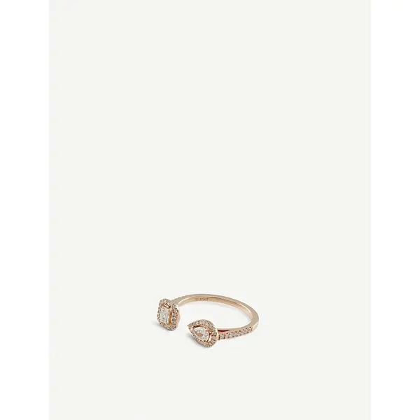 Messika My Twin Toi & Moi 18ct -gold And Diamond Ring