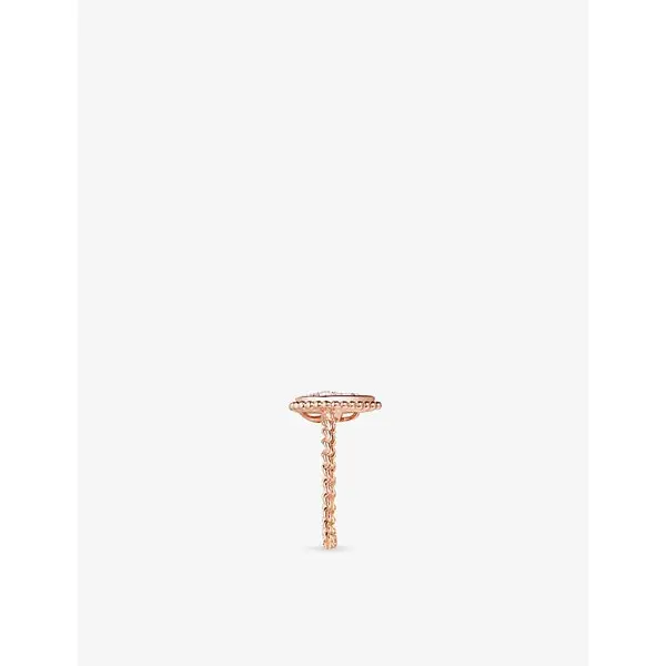 Boucheron Serpent Bohème Rose Gold And Diamond Ring - Pink