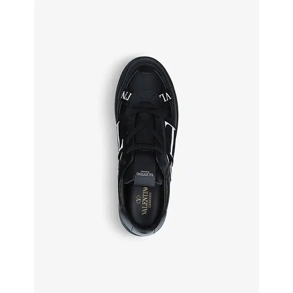 Valentino Garavani Vl7n Leather Trainers - Black