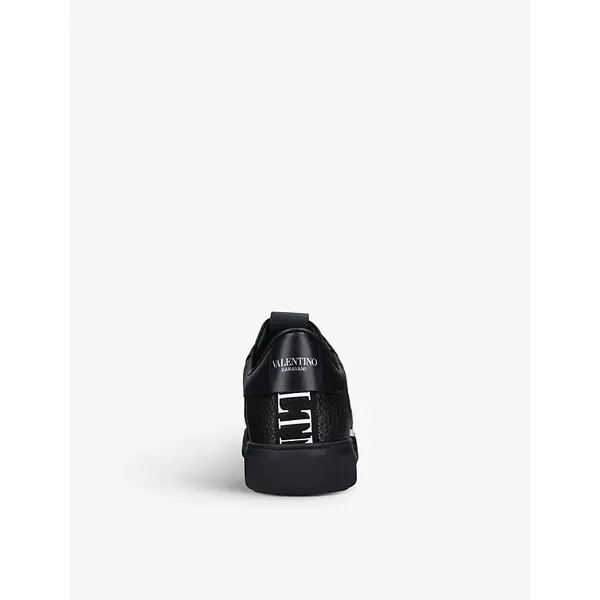 Valentino Garavani Vl7n Leather Trainers - Black