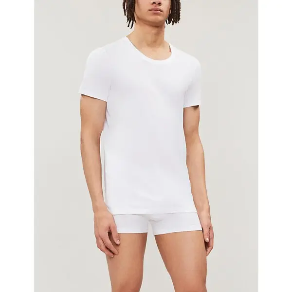 Hanro Cotton Superior Cotton-blend T-shirt Xxl - White