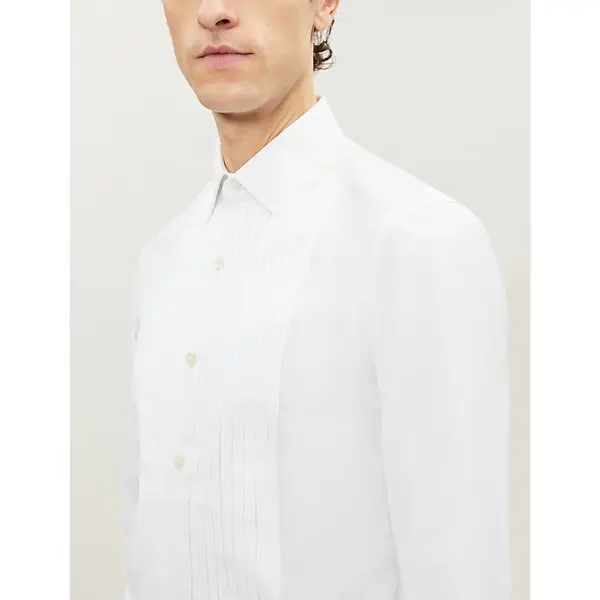 TOM FORD Slim-fit Cotton Evening Shirt