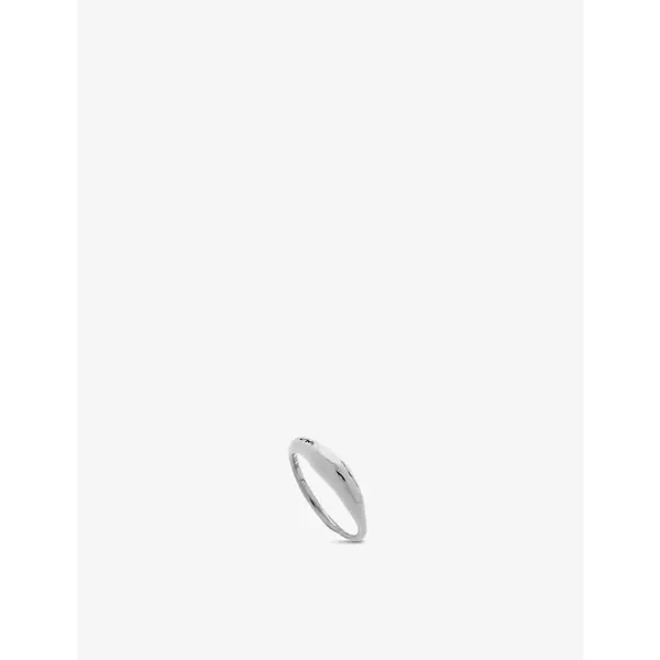 Monica Vinader Textured Ring - Silver