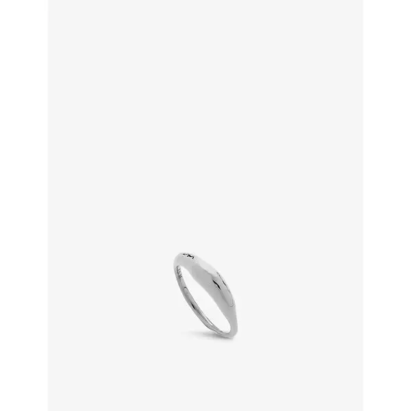 Monica Vinader Textured Ring - Sterling Silver