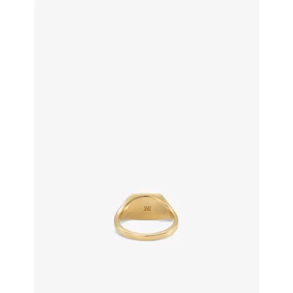 Monica Vinader Signature Signet Ring - Gold