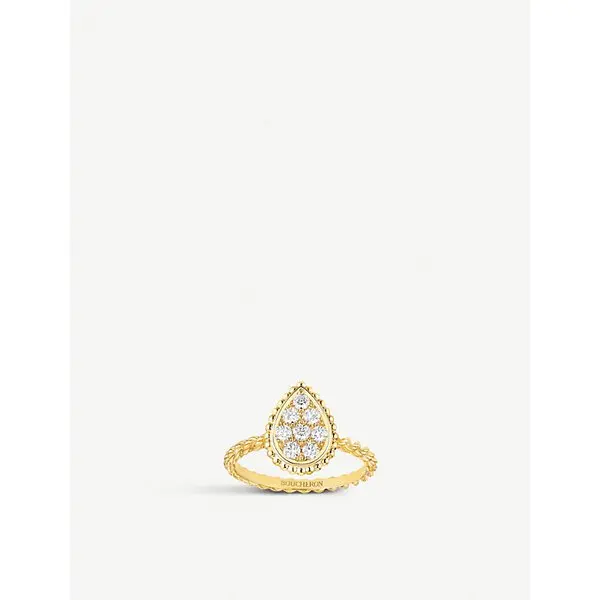 Boucheron Serpent Bohème Diamond Ring - Gold