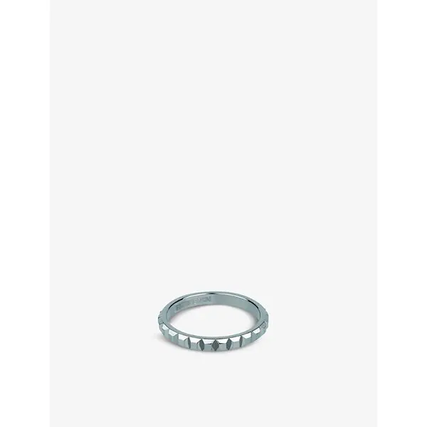 Boucheron Quatre Clou De Paris Platinum Ring - Silver