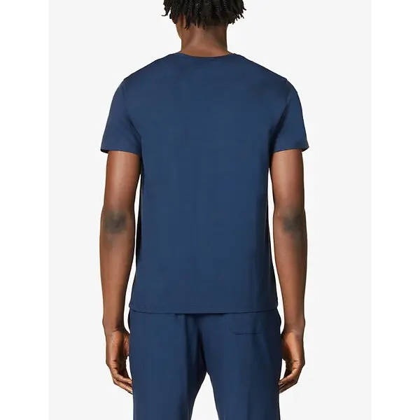 Derek Rose Basel Stretch-jersey T-shirt - Denim
