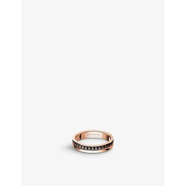 Boucheron Quatre Classique 18ct Pink-gold Wedding Band - Pink/gold