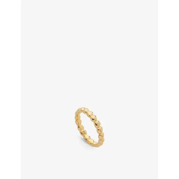 Monica Vinader Nura Teardrop Eternity Ring - Yellow Gold